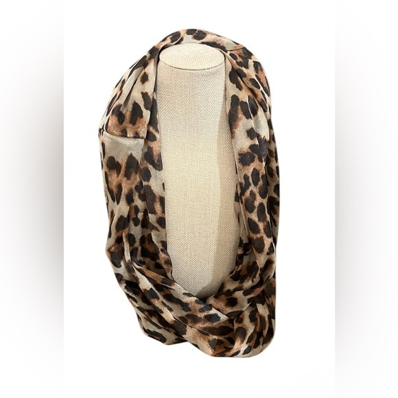 Accessories | Leopard Print Infinity Scarf | Poshmark